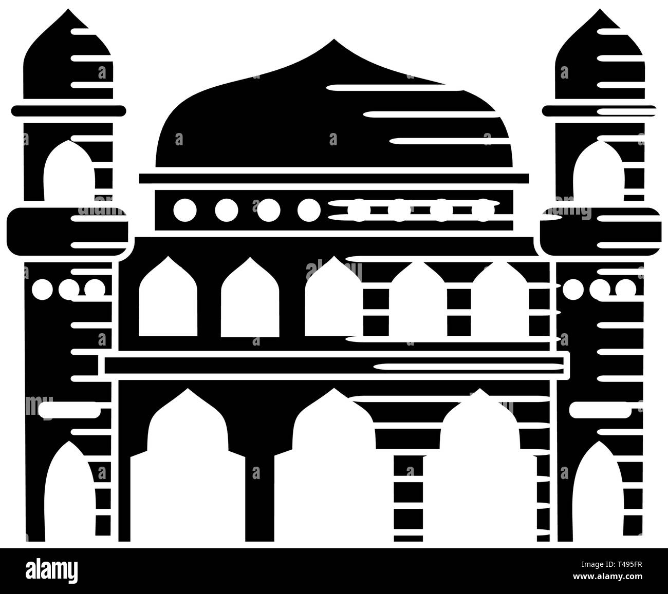 Mosque icon vector Illustration design template Stock Vector Image ...