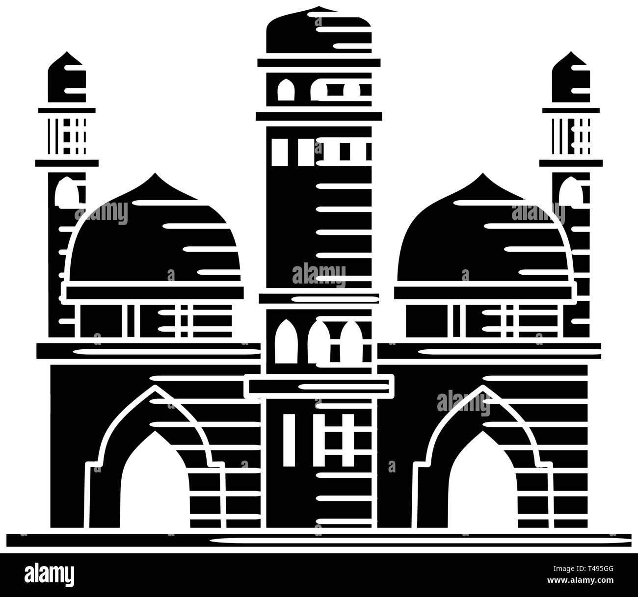 Mosque icon vector Illustration design template Stock Vector Image ...