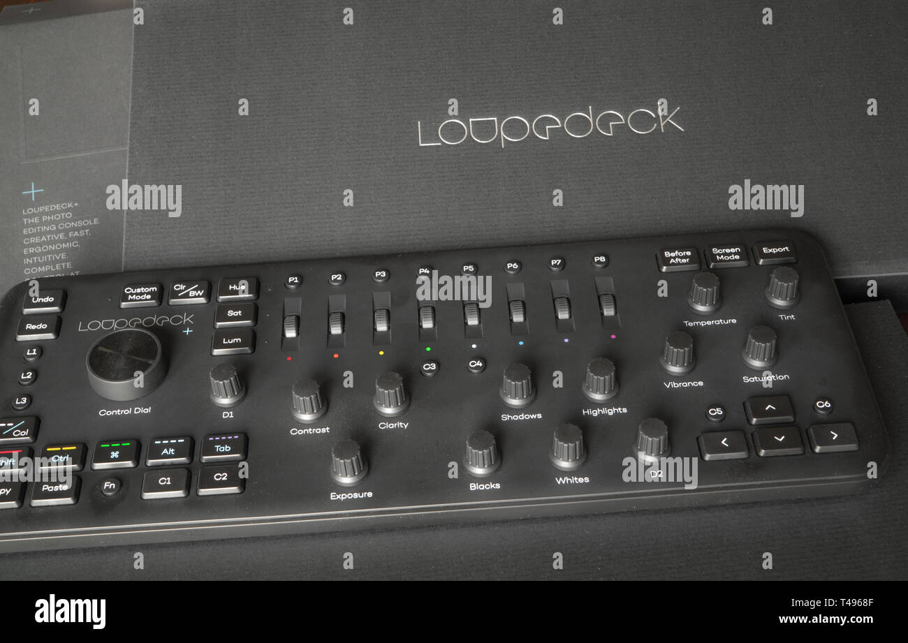 Loupedeck plus hi-res stock photography and images - Alamy