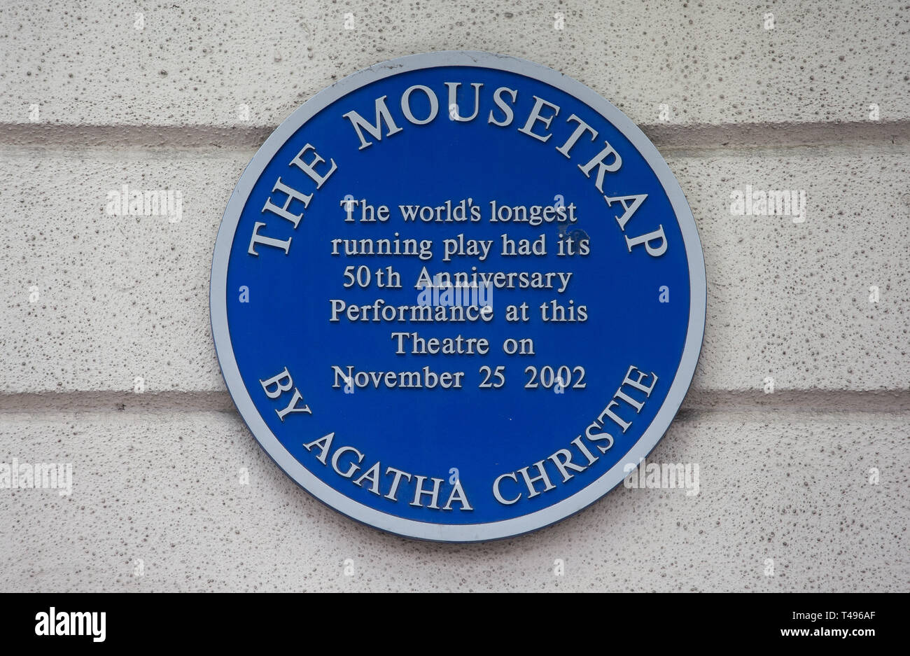 Agatha Christie's The Mousetrap at the St. Martin's Theatre, West St ...