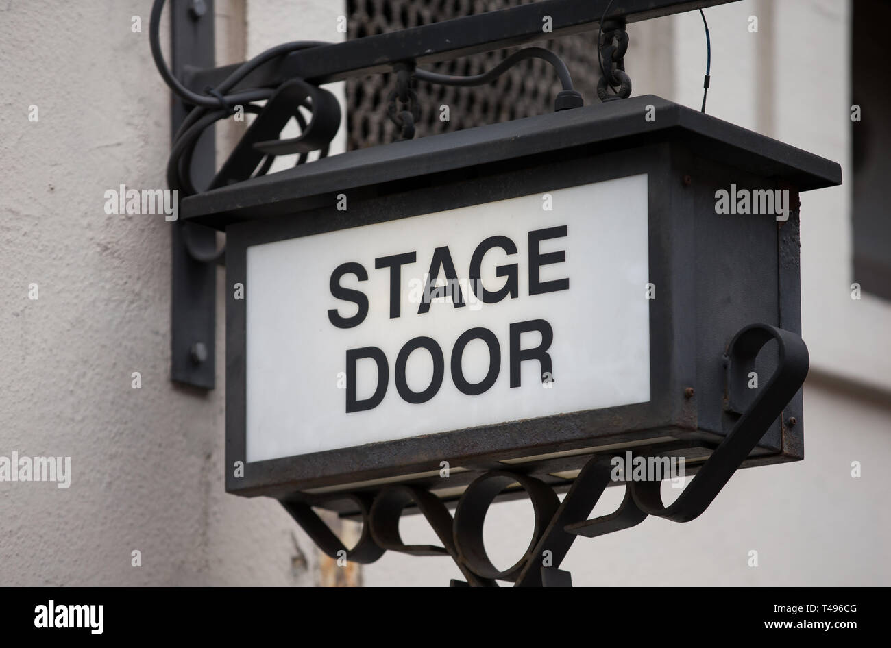 Stage door sign, St. Martin's Theatre, West St, London WC2H 9NZ ...