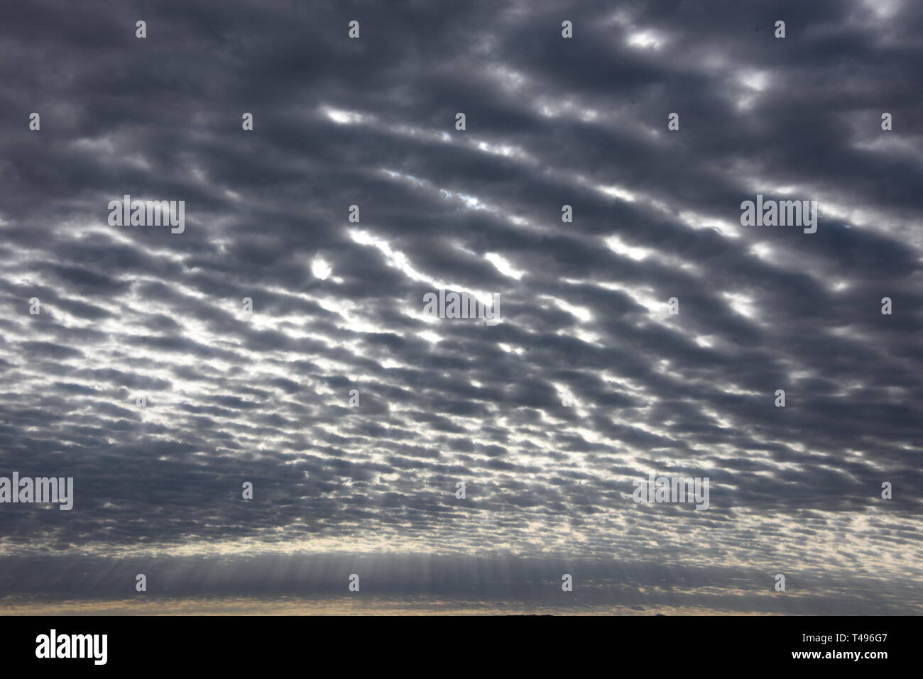 Altocumulus cloud layer hi-res stock photography and images - Alamy