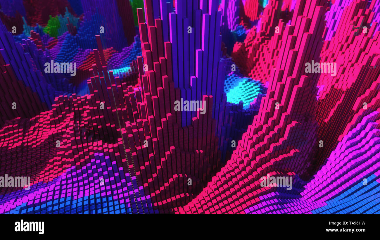 3d rendering. Abstract background and colors Stock Photo - Alamy
