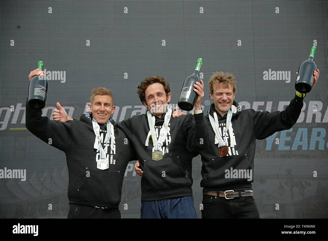 Brighton ,England UK April 14th 2019. Peter Le Grice, Wins the tenth ...