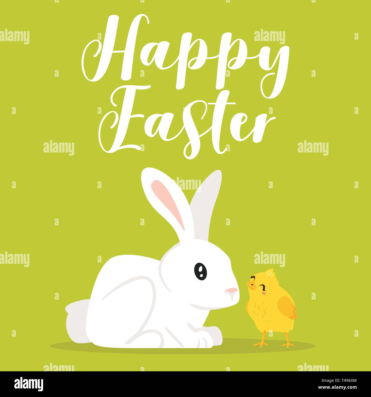 Bunny chick Stock Vector Images - Alamy