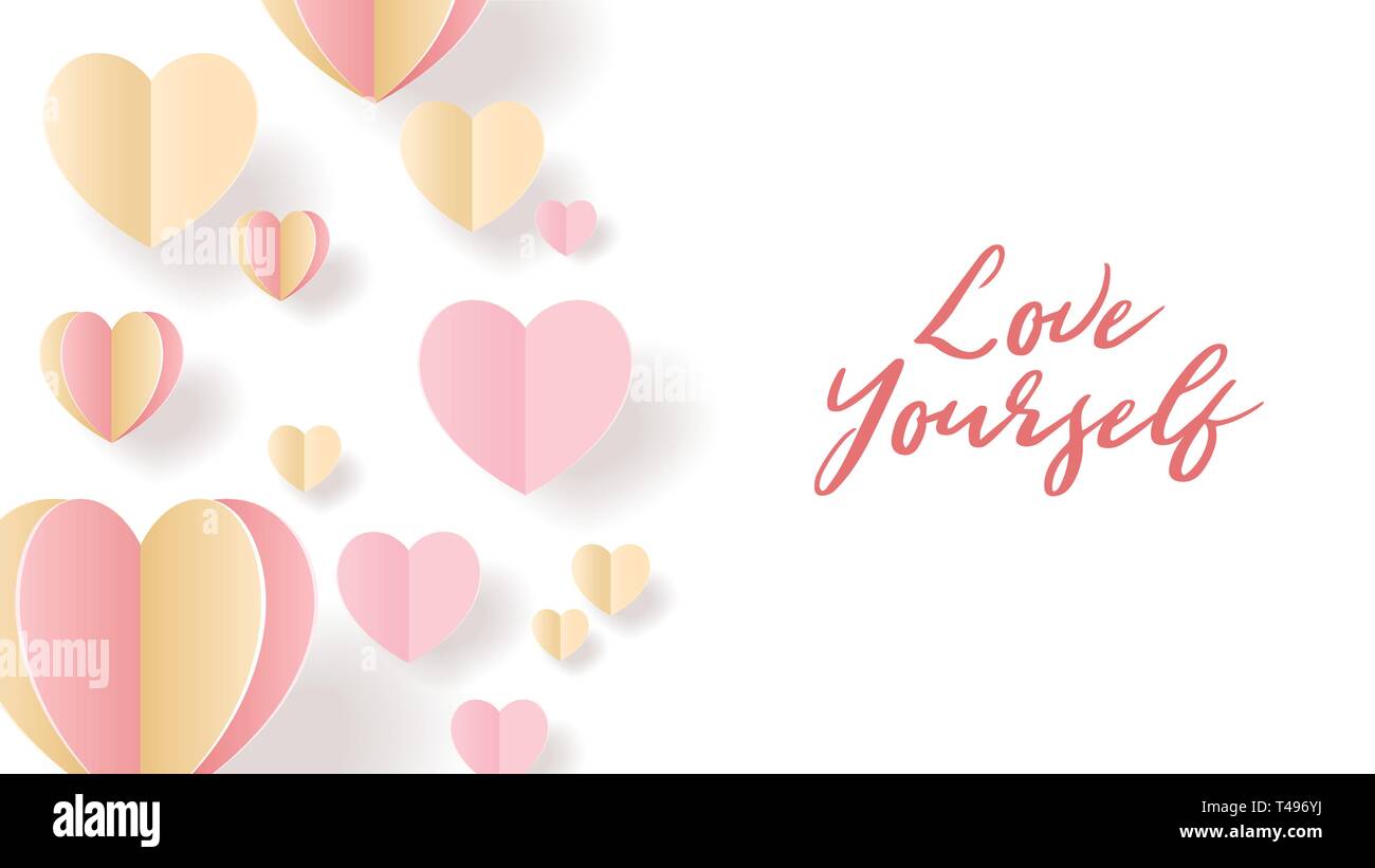 Love yourself vector vectors hi-res stock photography and images - Alamy