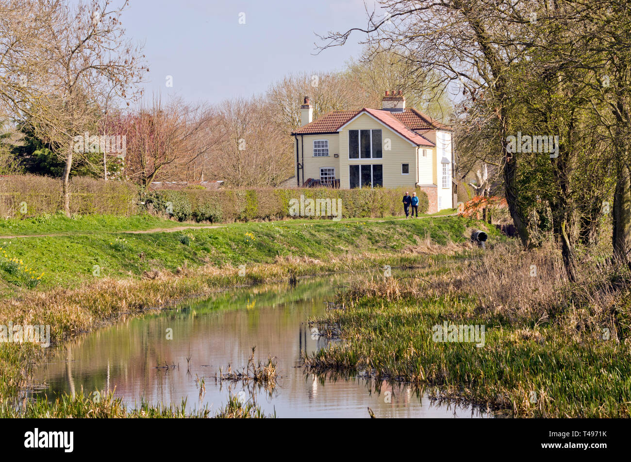 Pocklington Canal in the Spring Stock Photo - Alamy