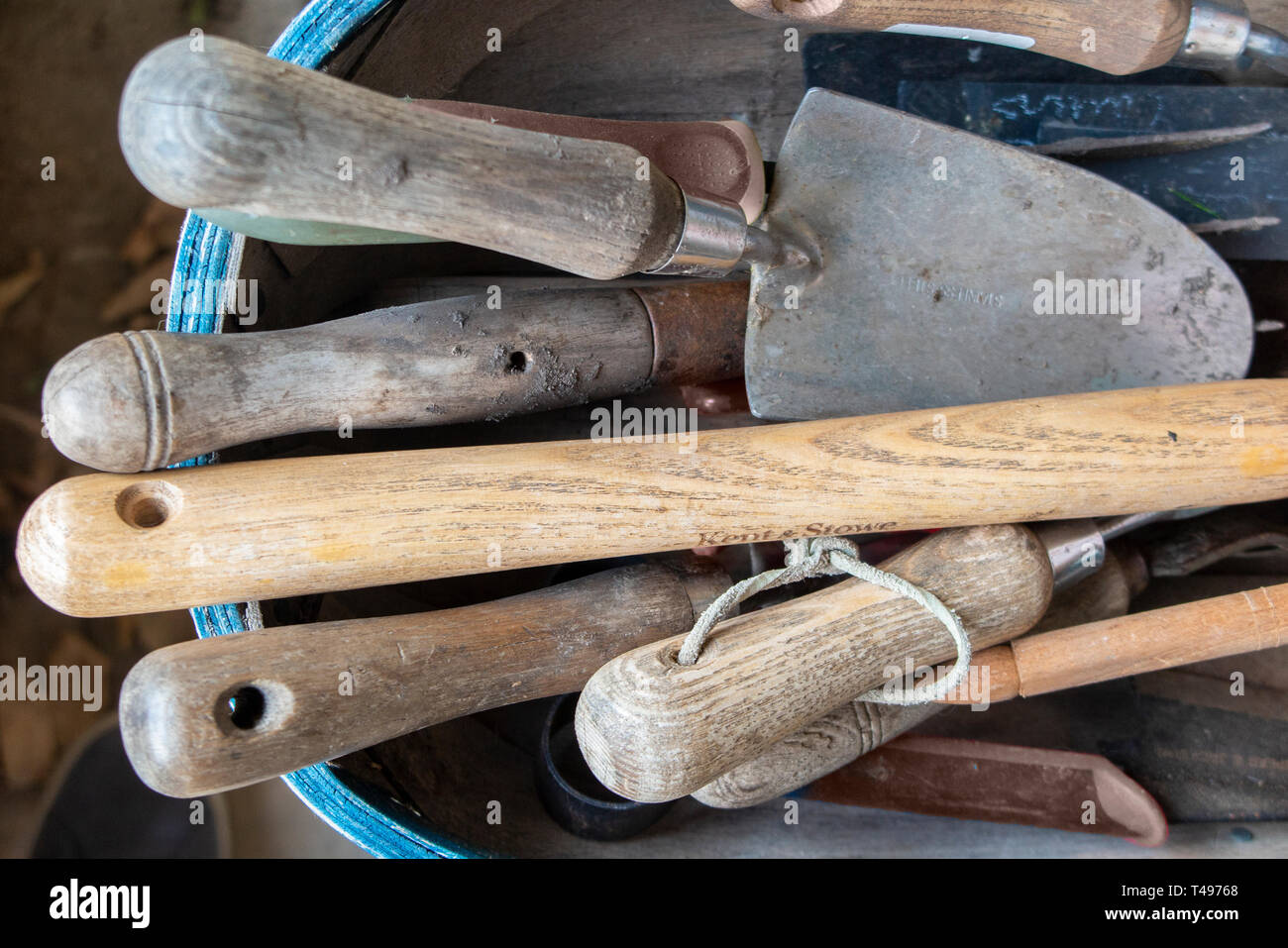 Vintage gardening implements hi-res stock photography and images - Alamy