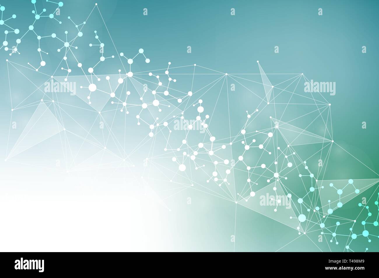 Big Data Visualization Background. Modern futuristic virtual abstract ...