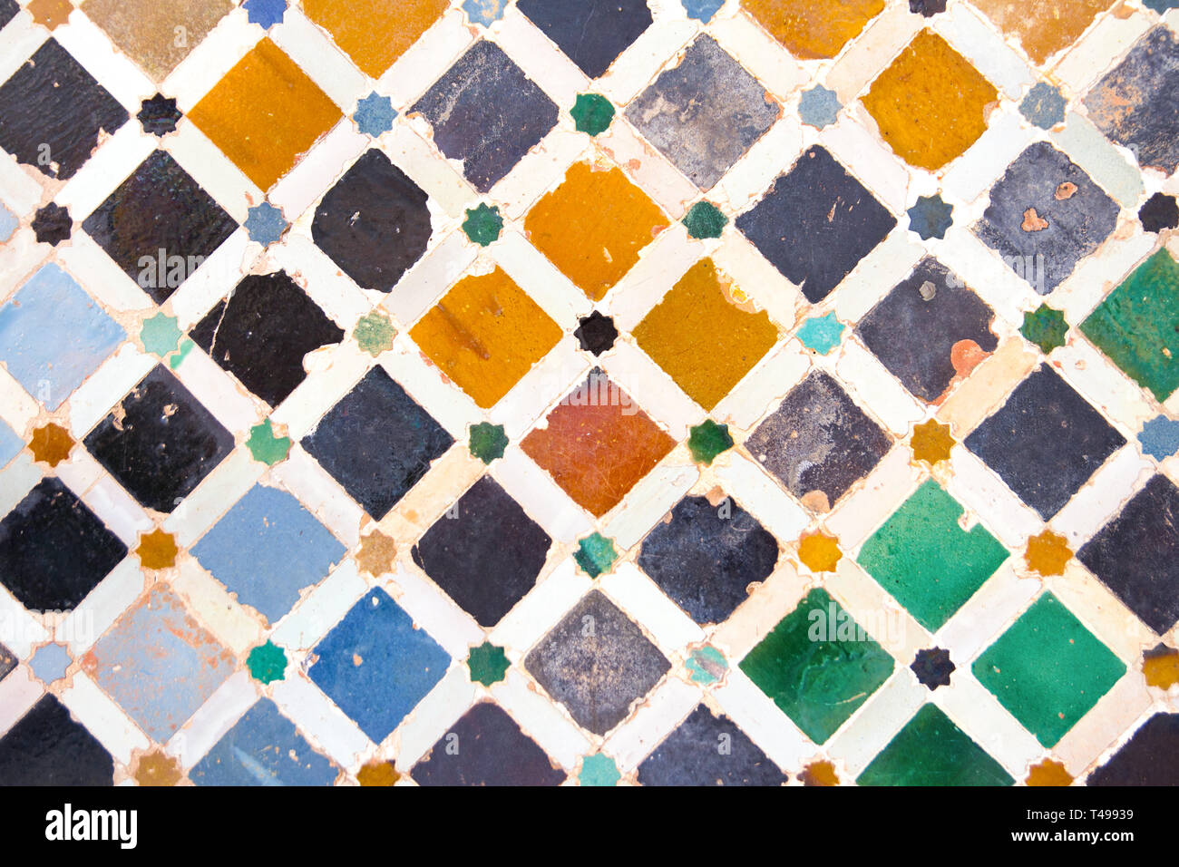 colorful tiles pattern Stock Photo - Alamy