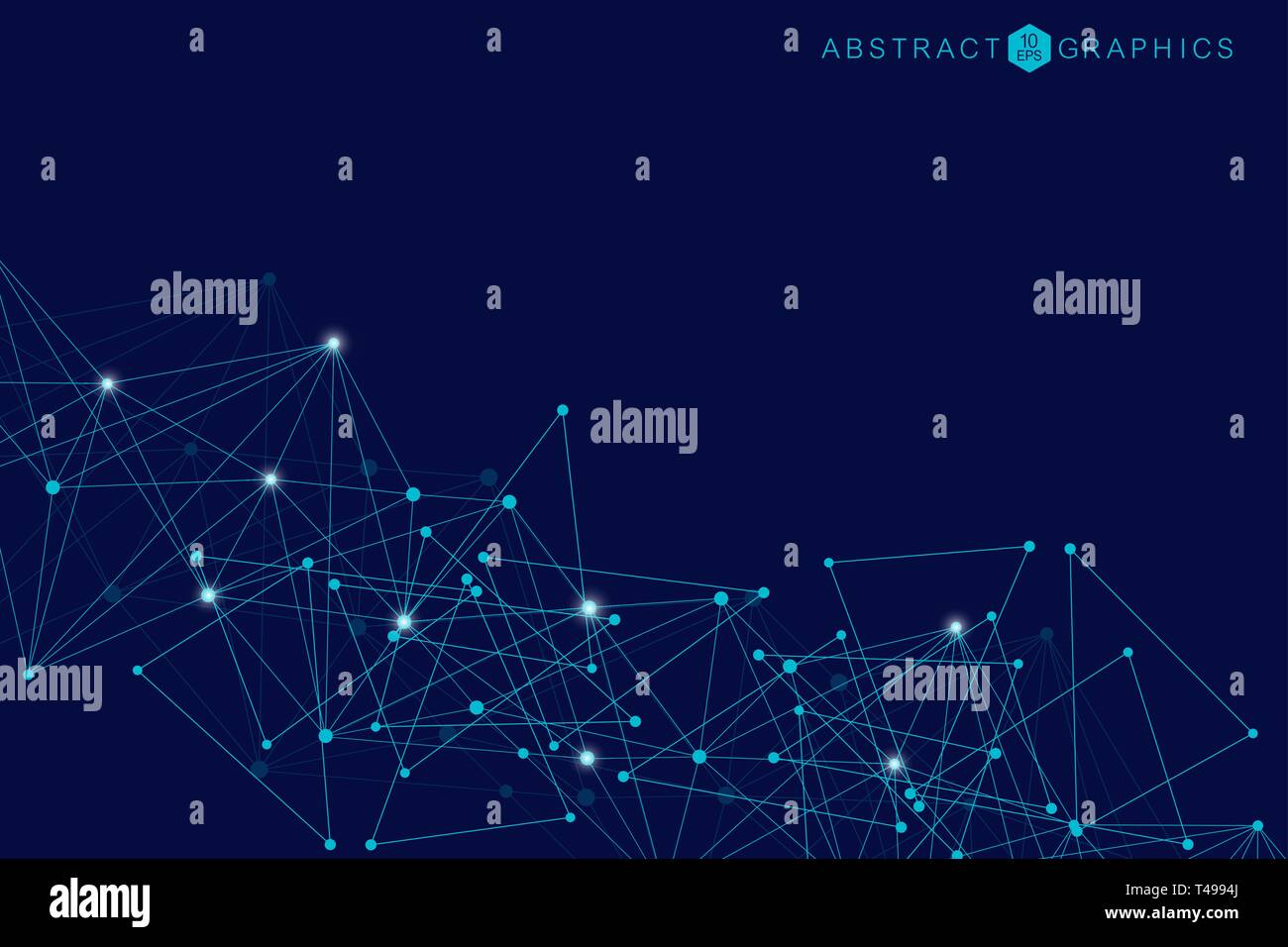 Big Data Visualization Background. Modern futuristic virtual abstract ...