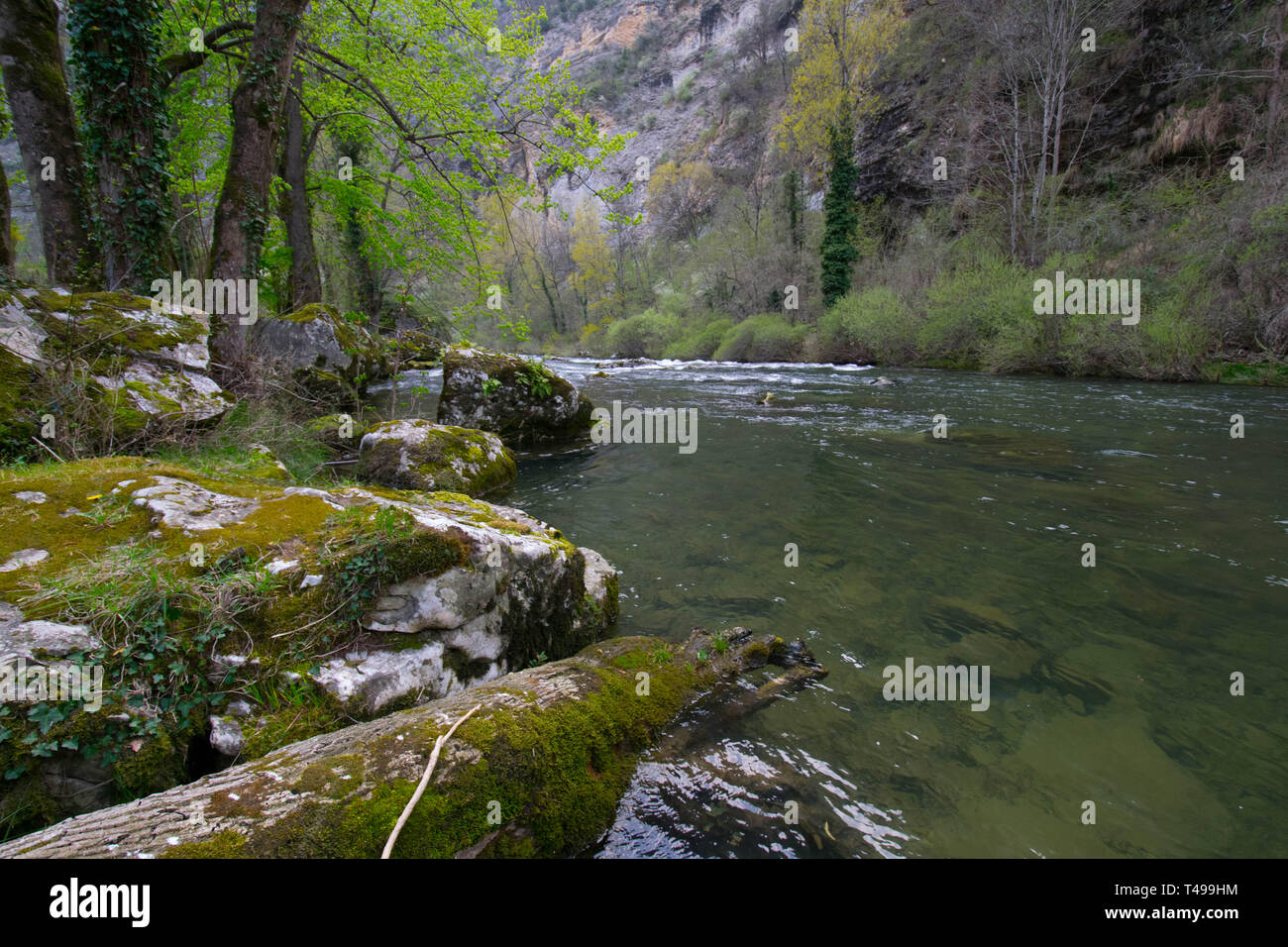 The "gorges de la Bourne" in the Vercors area in France Stock Photo - Alamy