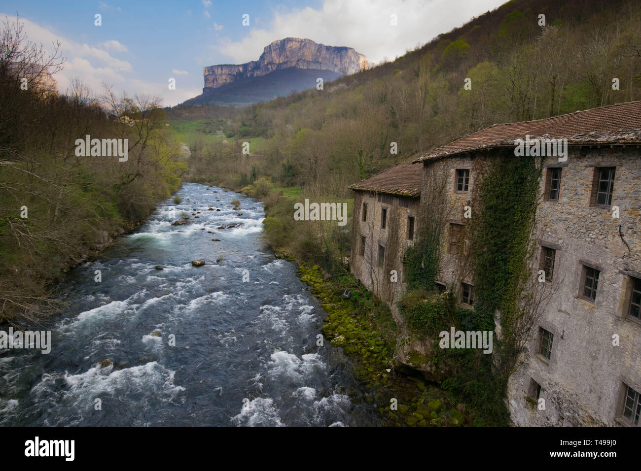 The "gorges de la Bourne" in the Vercors area in France Stock Photo - Alamy