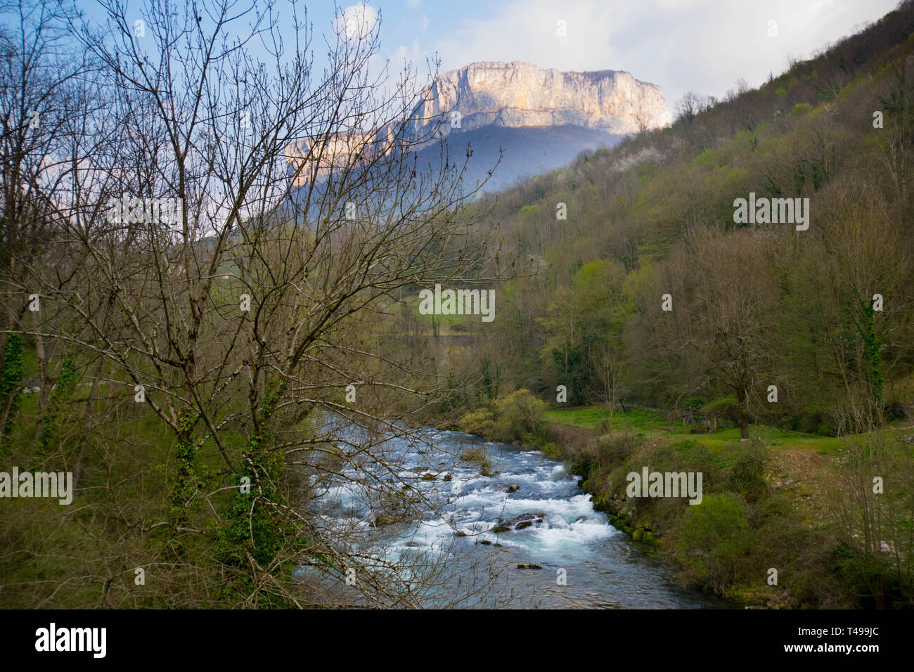 The "gorges de la Bourne" in the Vercors area in France Stock Photo - Alamy