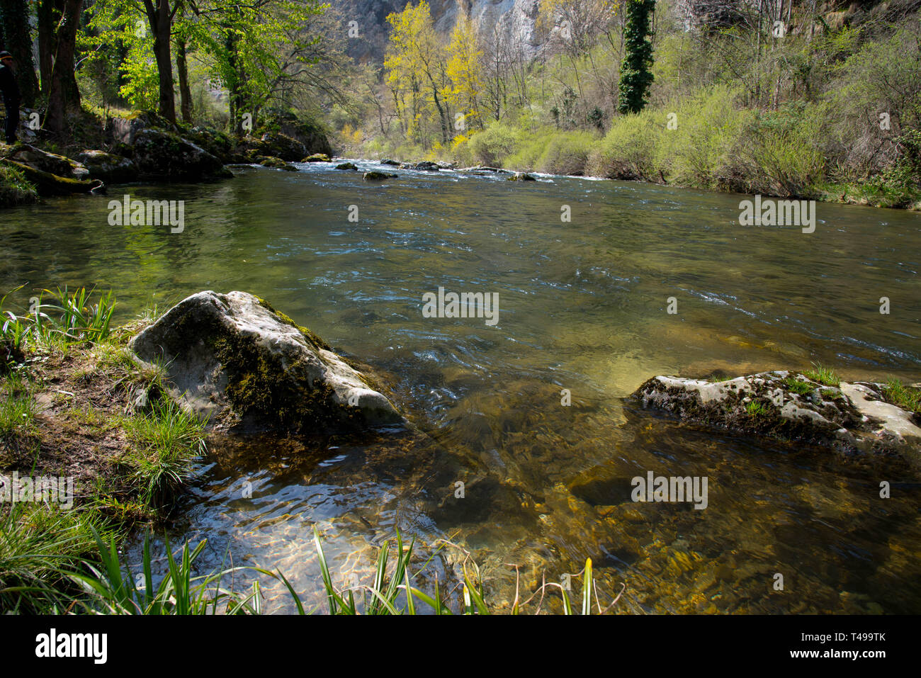 The "gorges de la Bourne" in the Vercors area in France Stock Photo - Alamy