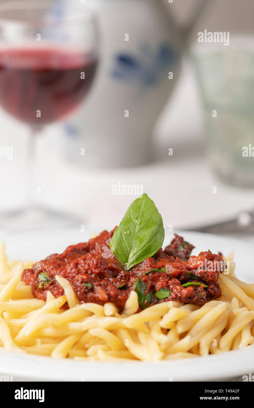 Trofie delicious italian pasta hi-res stock photography and images - Alamy