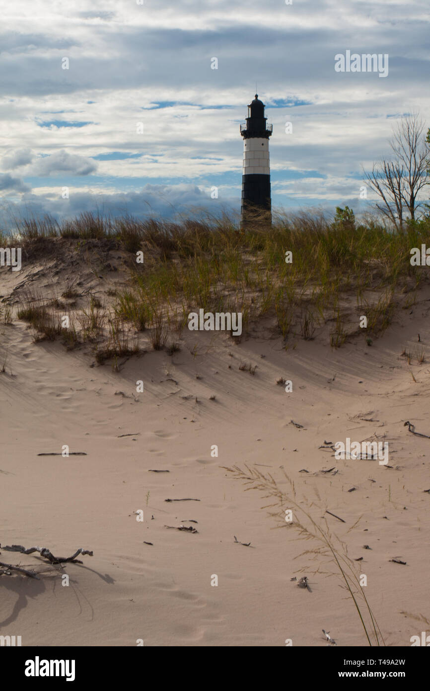 Big Sable Point Lighthouse, Ludington State Park, Michigan Stock Photo ...