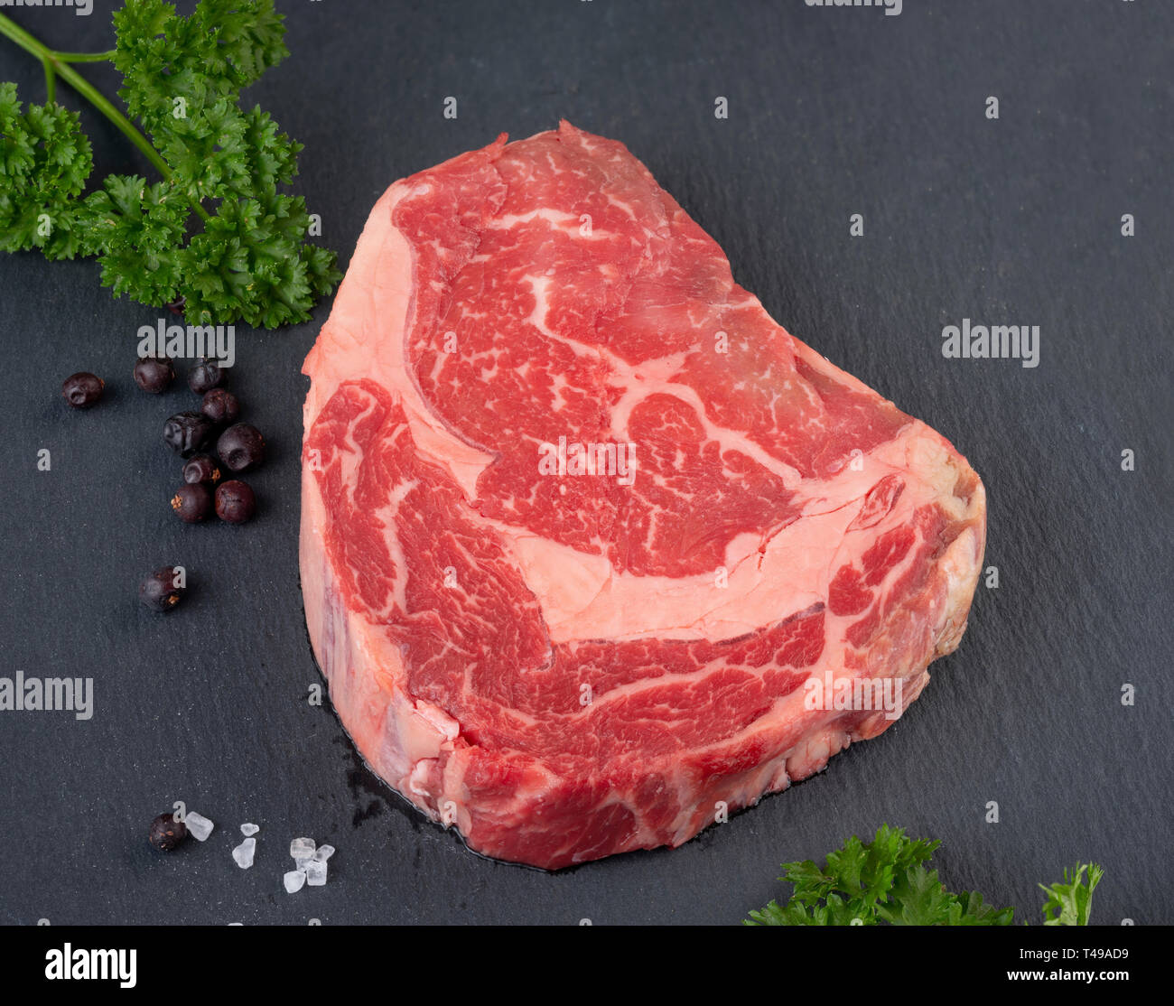 Rib eye steak raw hi-res stock photography and images - Alamy