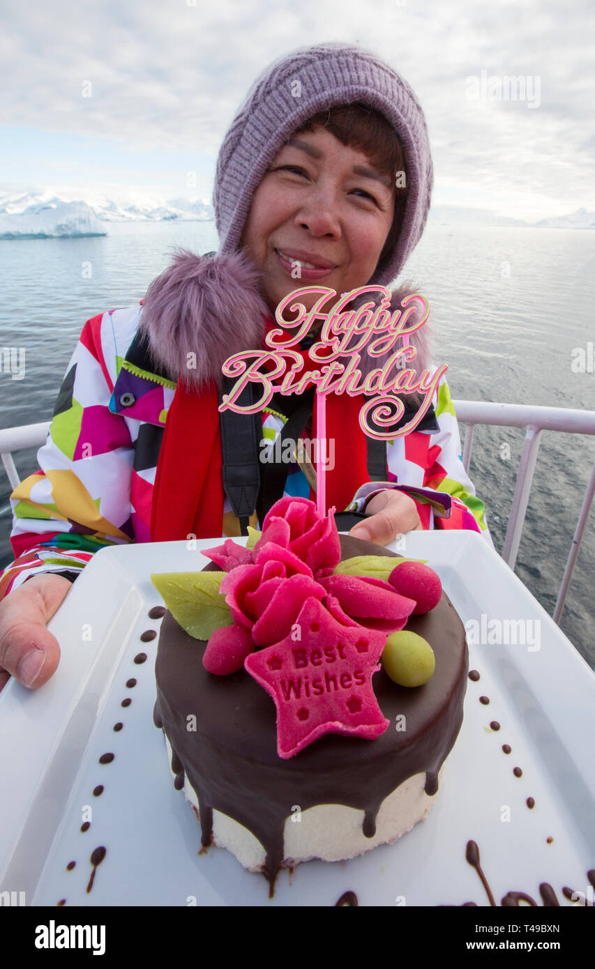 Was presented with a birthday cake hi-res stock photography and images ...