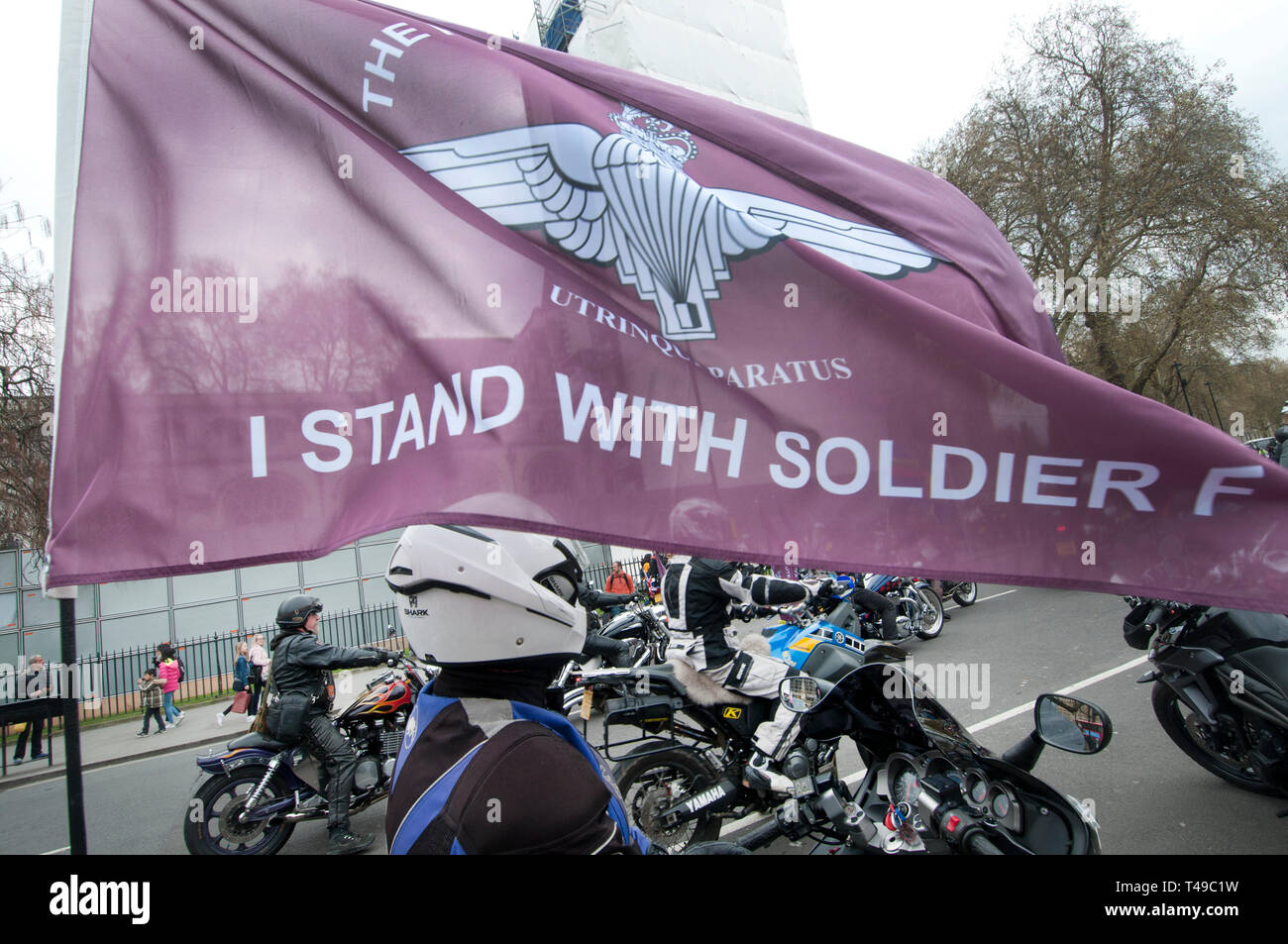 April 12th 2019 Parliament Square. An estimated eight thousand bikers ...