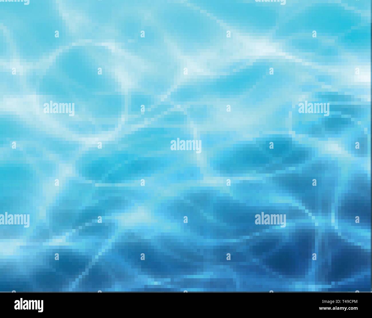 Blue deep water and sea abstract natural background. Vector ...