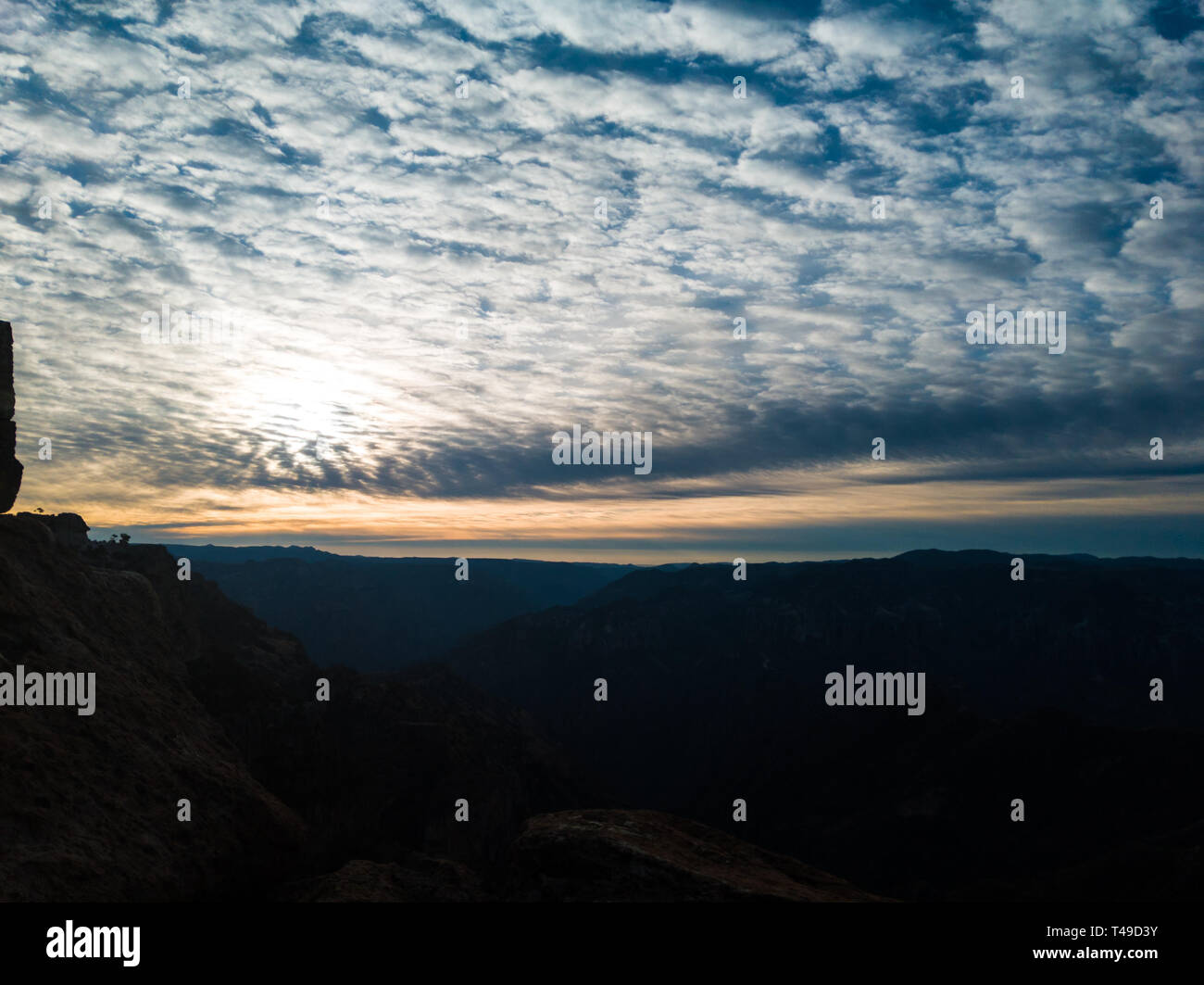 Sunrise over Copper Canyon Stock Photo - Alamy