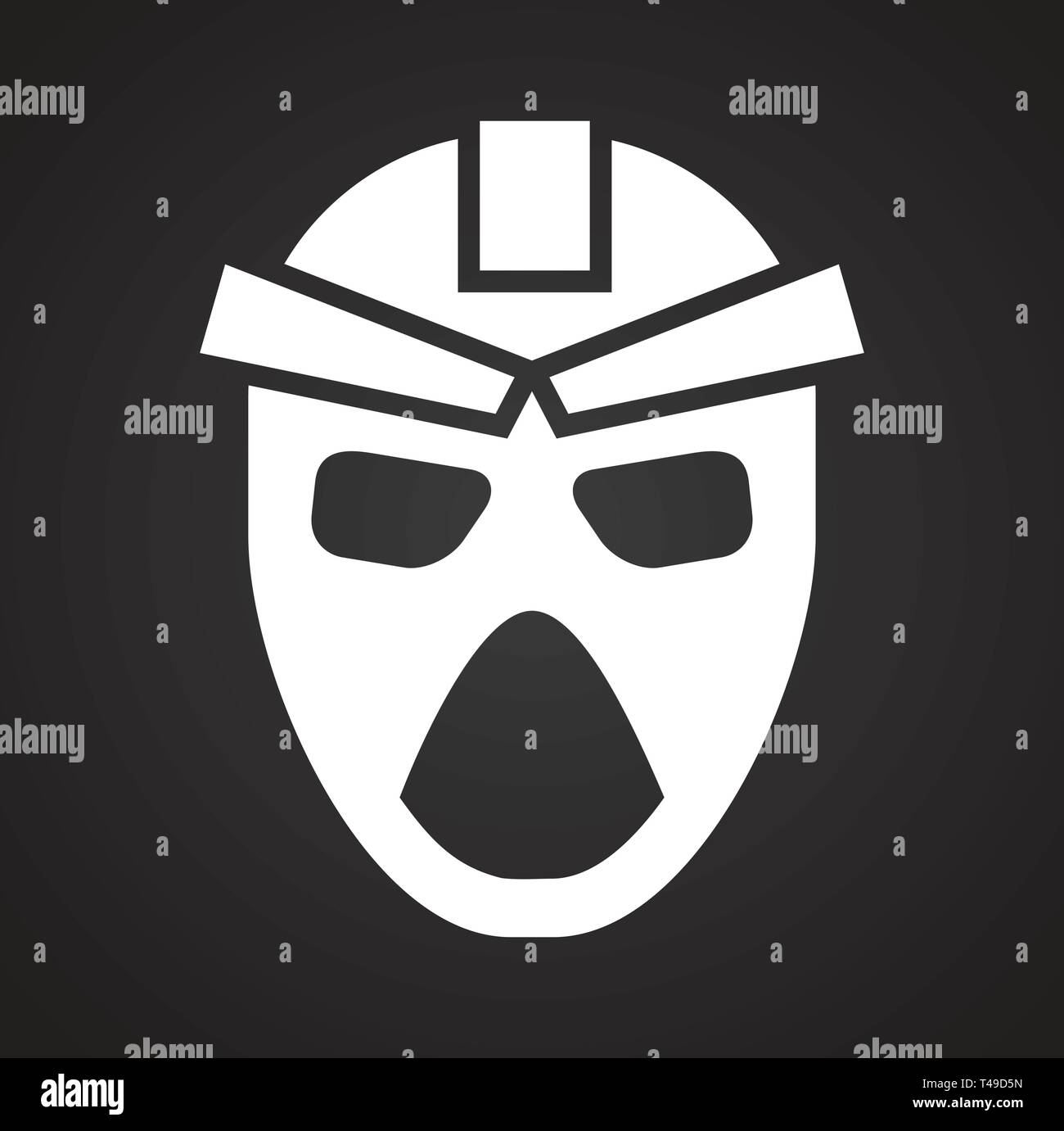 Masks icon on background for graphic and web design. Simple vector sign ...