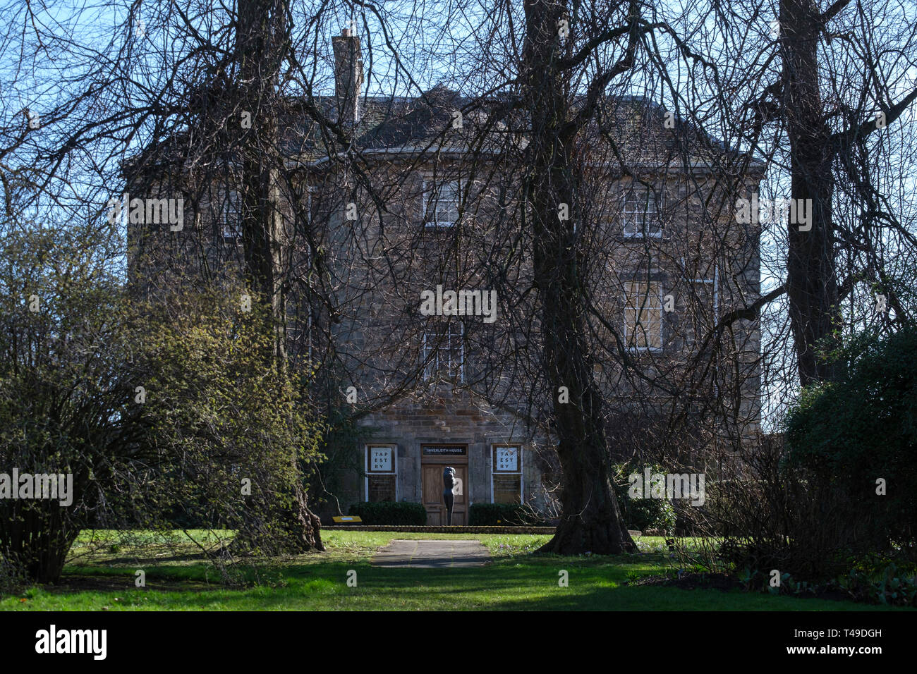 Inverleith House within the Royal Botanic Garden in Edinburgh, Scotland ...