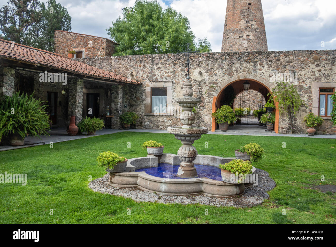 15th Century Monastery in Queretaro Mexico Stock Photo - Alamy