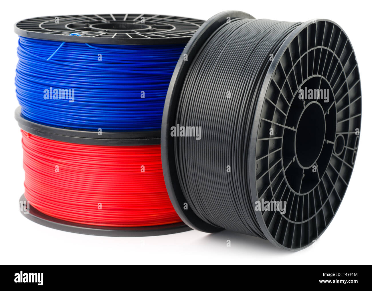 3d printer filaments isolated Cut Out Stock Images & Pictures - Alamy