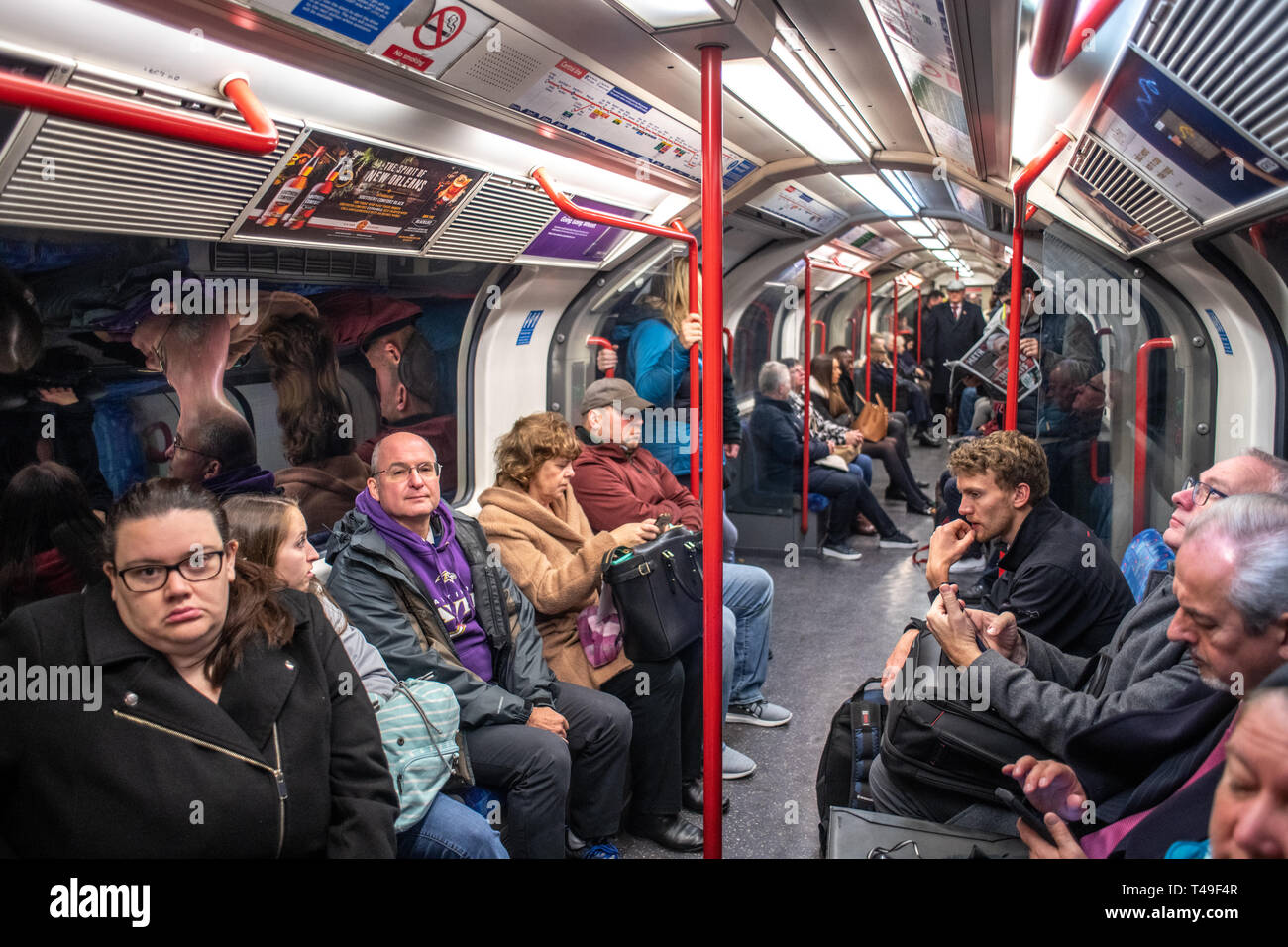 The tube underground subway - London, England Stock Photo - Alamy