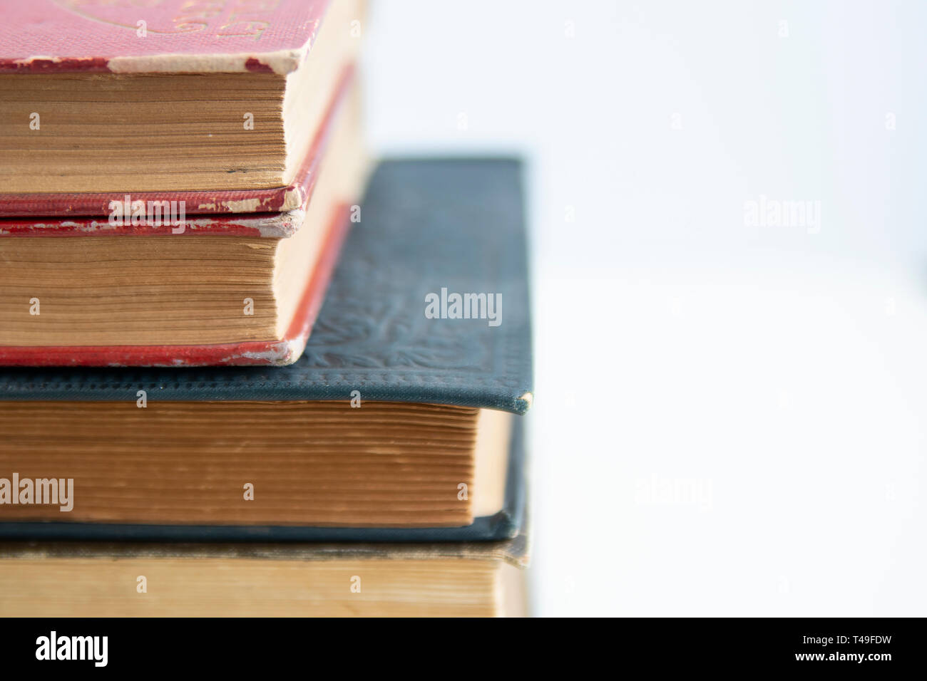 Old worn books hi-res stock photography and images - Alamy
