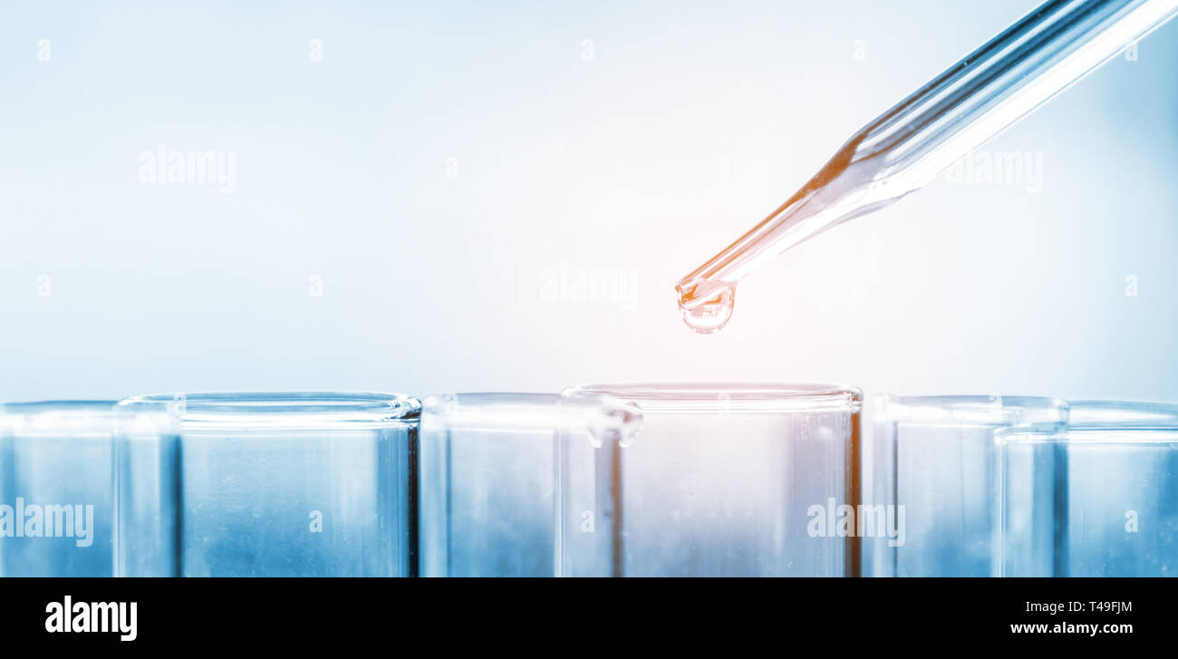 Science laboratory test tubes , laboratory equipment Stock Photo - Alamy