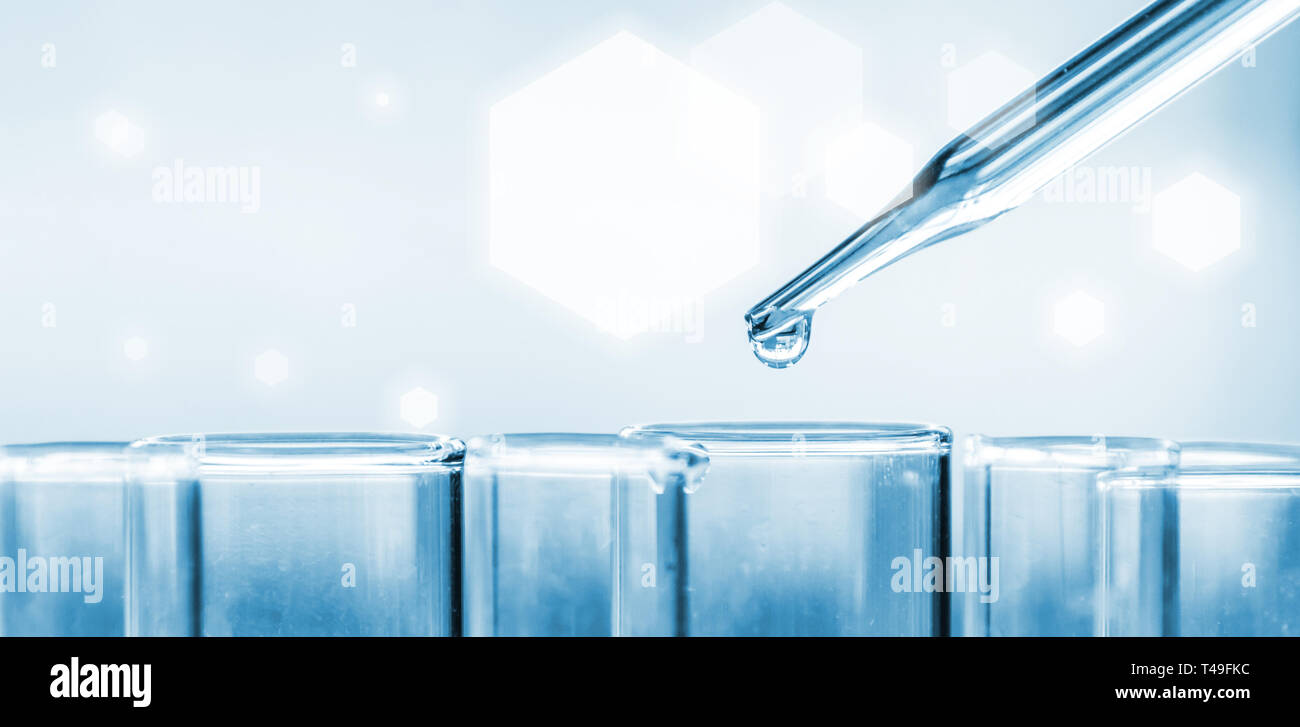 Science laboratory test tubes , laboratory equipment Stock Photo - Alamy