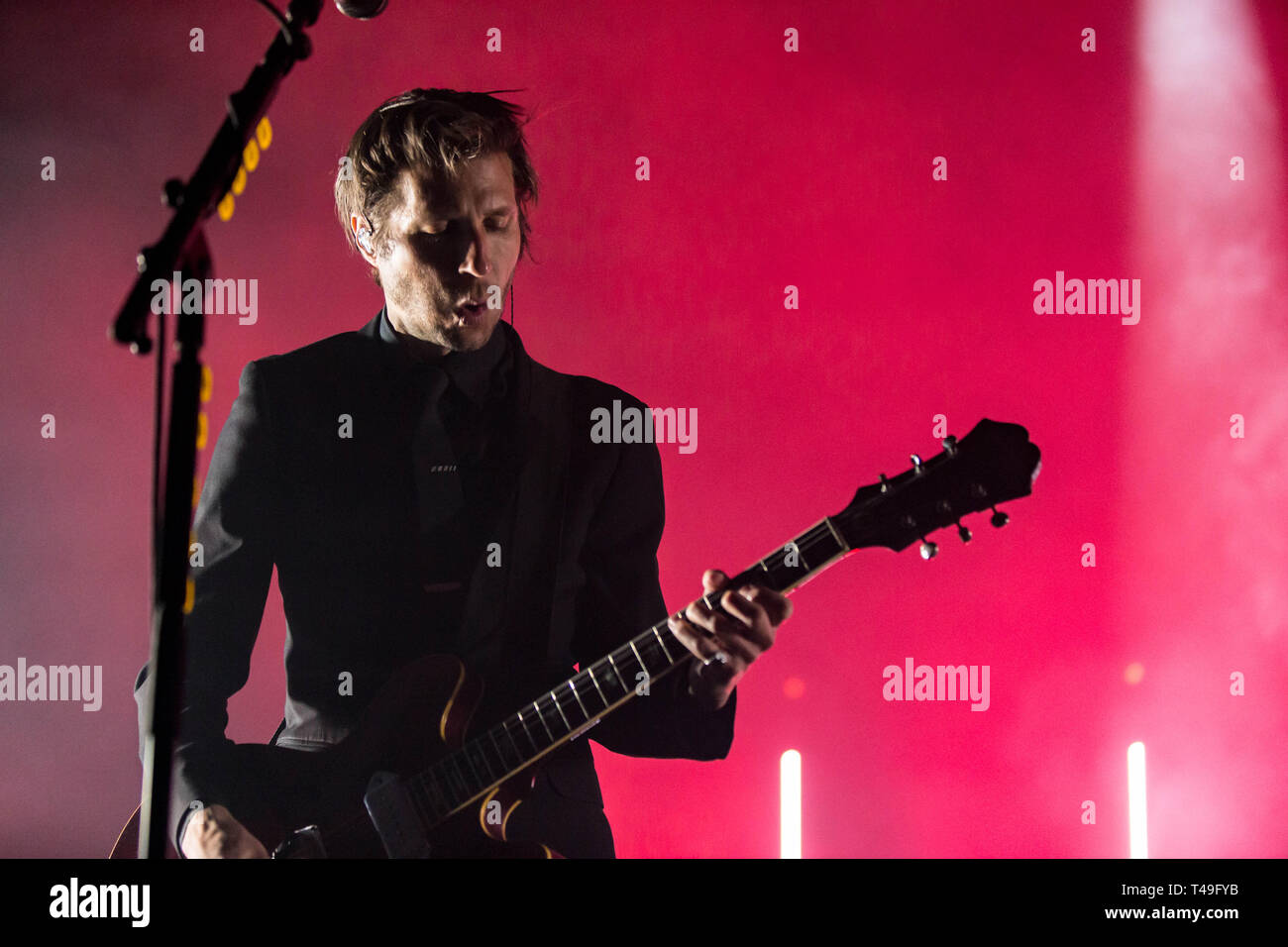 Paul banks and daniel kessler of interpol hi-res stock photography and ...
