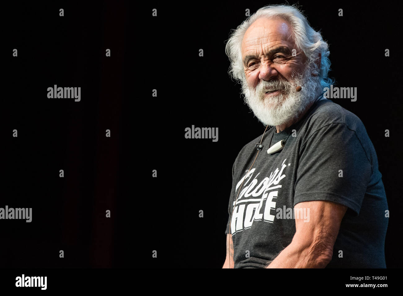 Stoner comedians Cheech and Chong with Shelby Chong performing at the ...