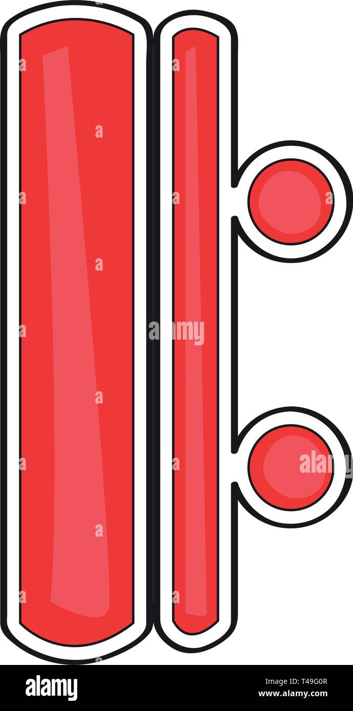 Isolated repeat signs. Comic musical note Stock Vector Image & Art - Alamy