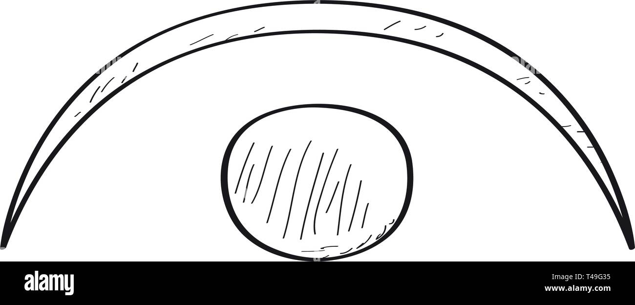 Isolated fermata sketch. Comic musical note Stock Vector Image & Art ...