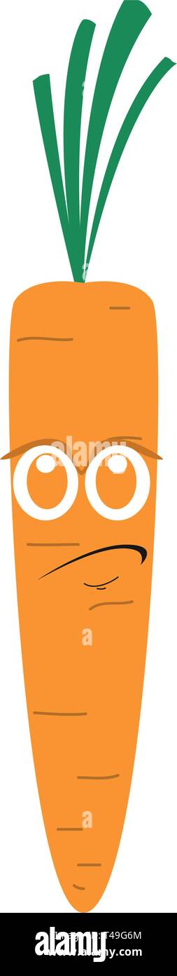 Sad carrot cartoon Stock Vector Image & Art - Alamy