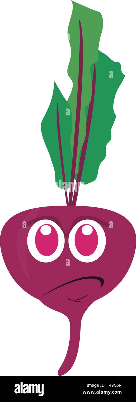 Sad radish cartoon Stock Vector Image & Art - Alamy
