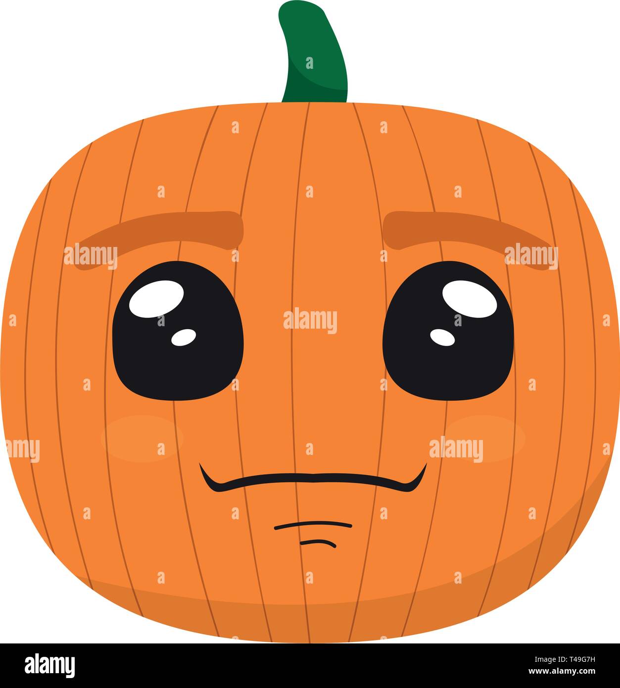 Cute pumpkin cartoon Stock Vector Image & Art - Alamy