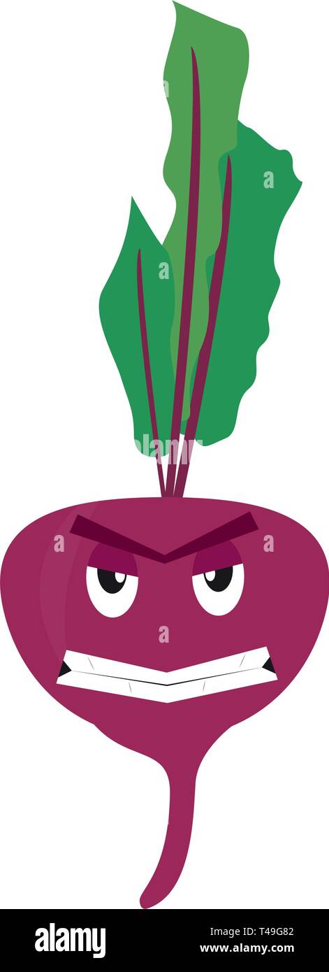 Angry radish cartoon Stock Vector Image & Art - Alamy