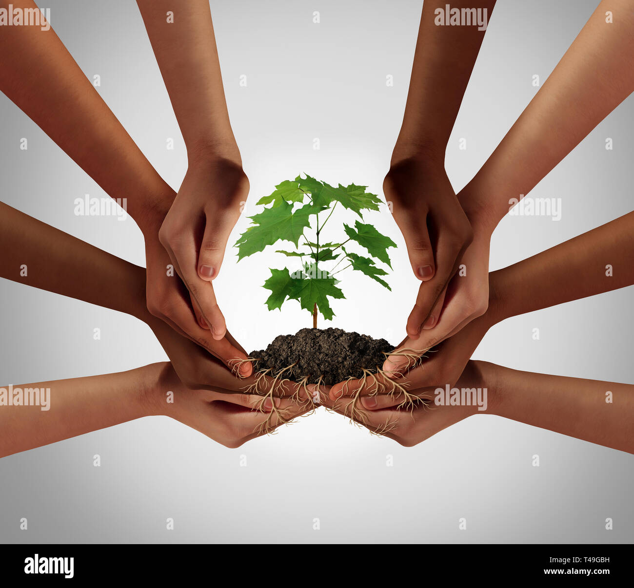 Social community cooperation concept and group crowdfunding investment ...