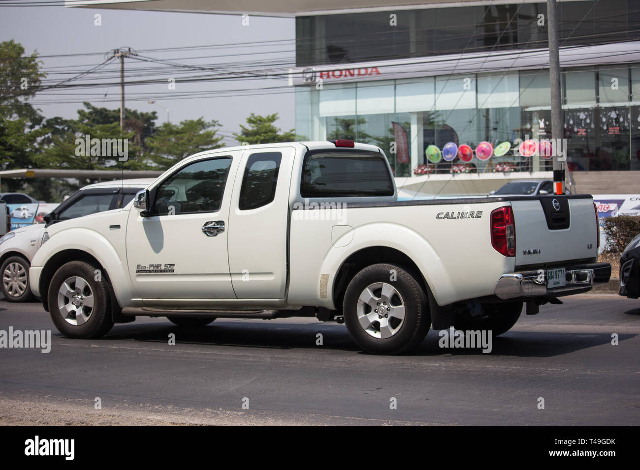 Chiangmai, Thailand - April 9 2019: Private Pickup car, Nissan Big M ...