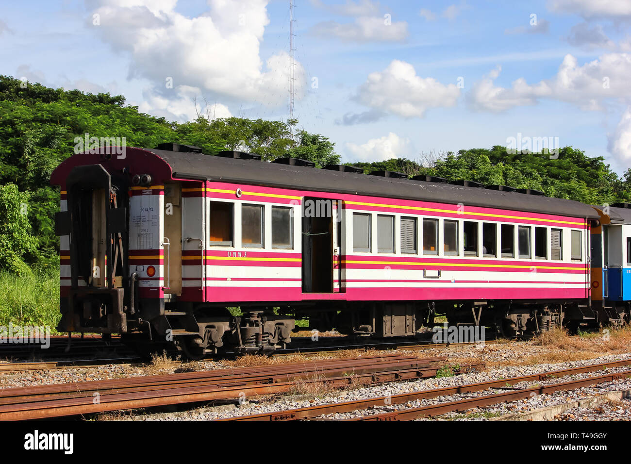 Chiangmai, Thailand - September 12 2012: Passenger Car For Train ...