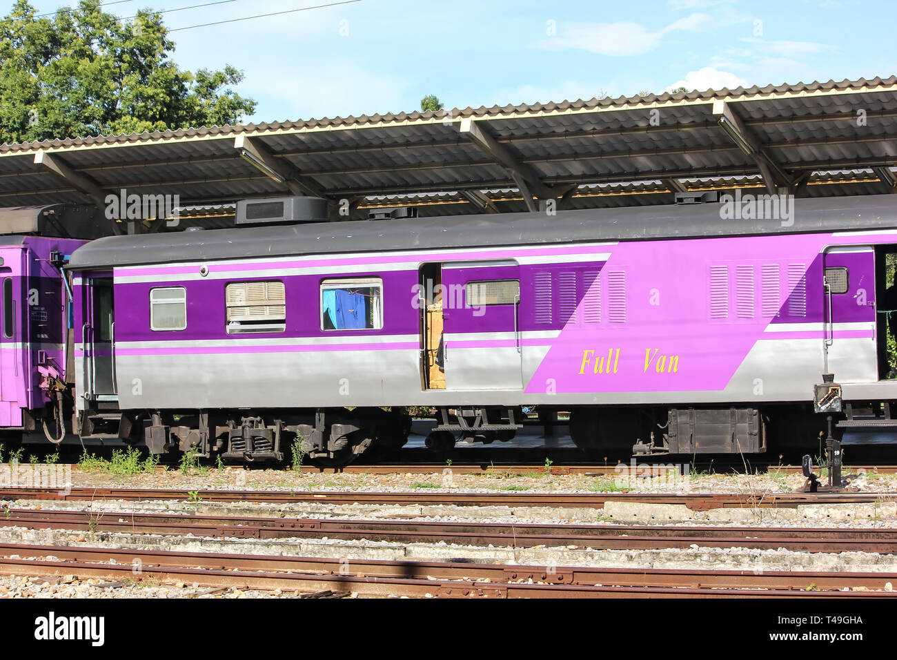 Chiangmai, Thailand - September 12 2012: Passenger Car For Train ...