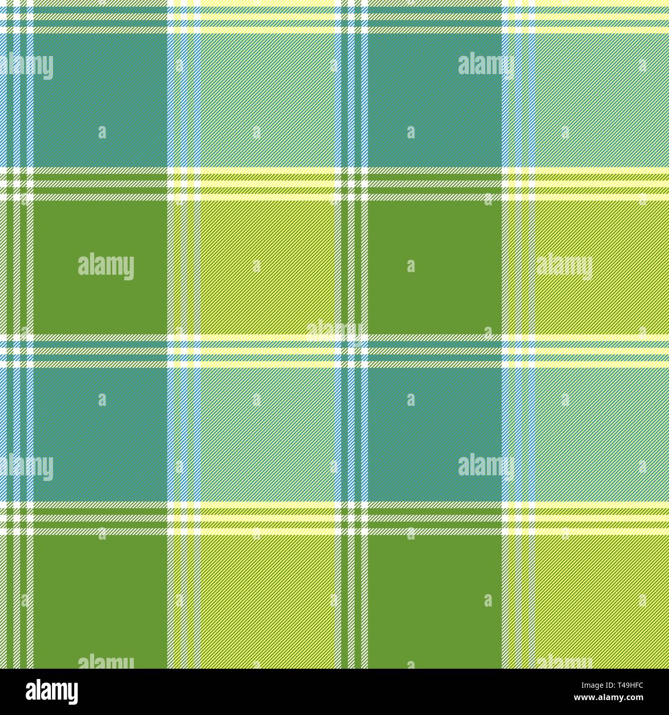 Lite color check tablecloth seamless pattern. Vector illustration Stock ...