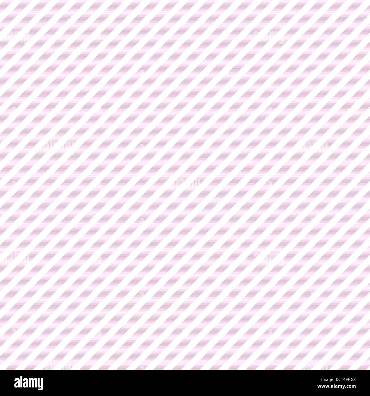 Pink baby color striped fabric texture seamless pattern. Vector ...