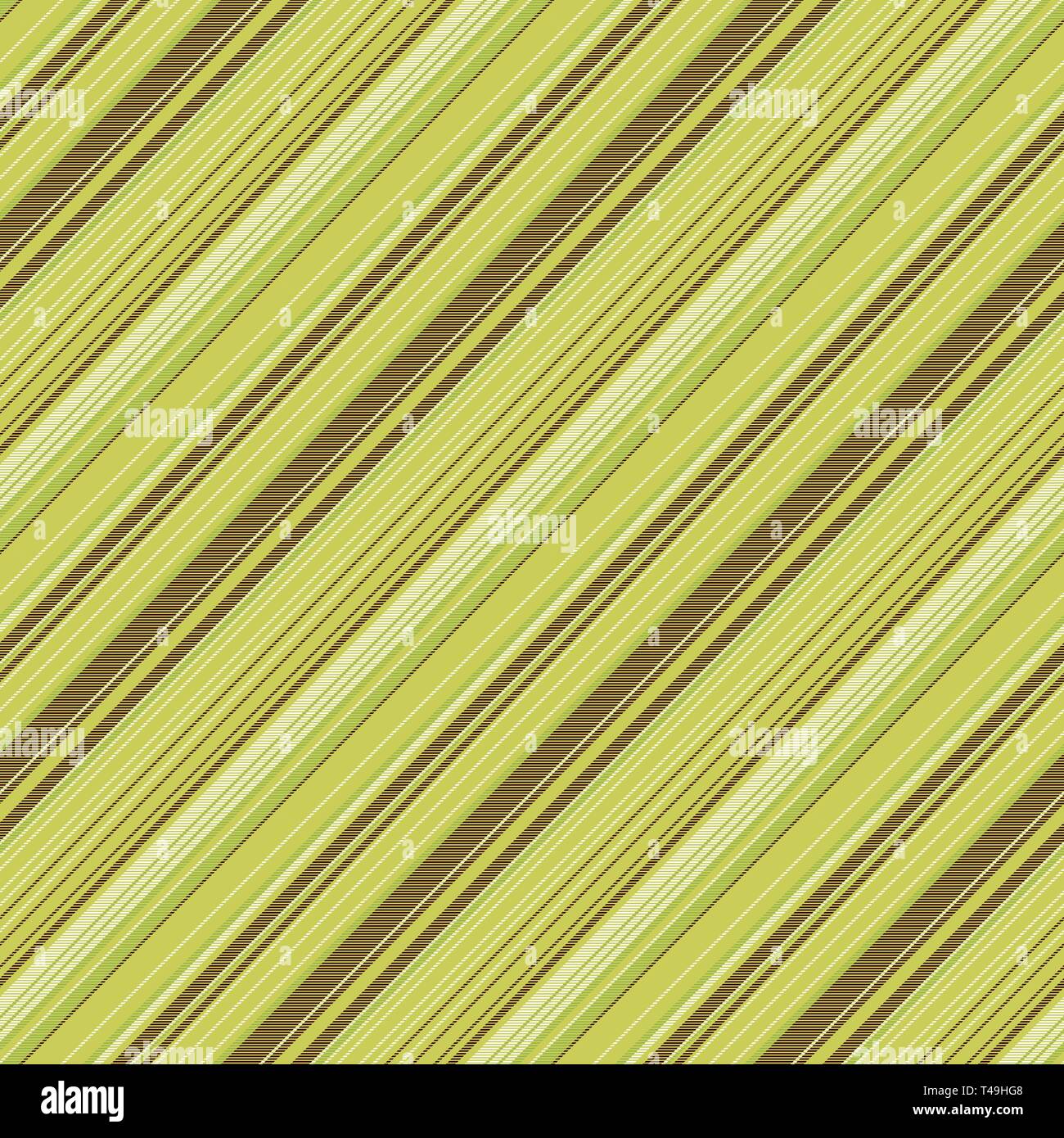 Striped lines green brown seamless pattern. Vector illustration Stock ...