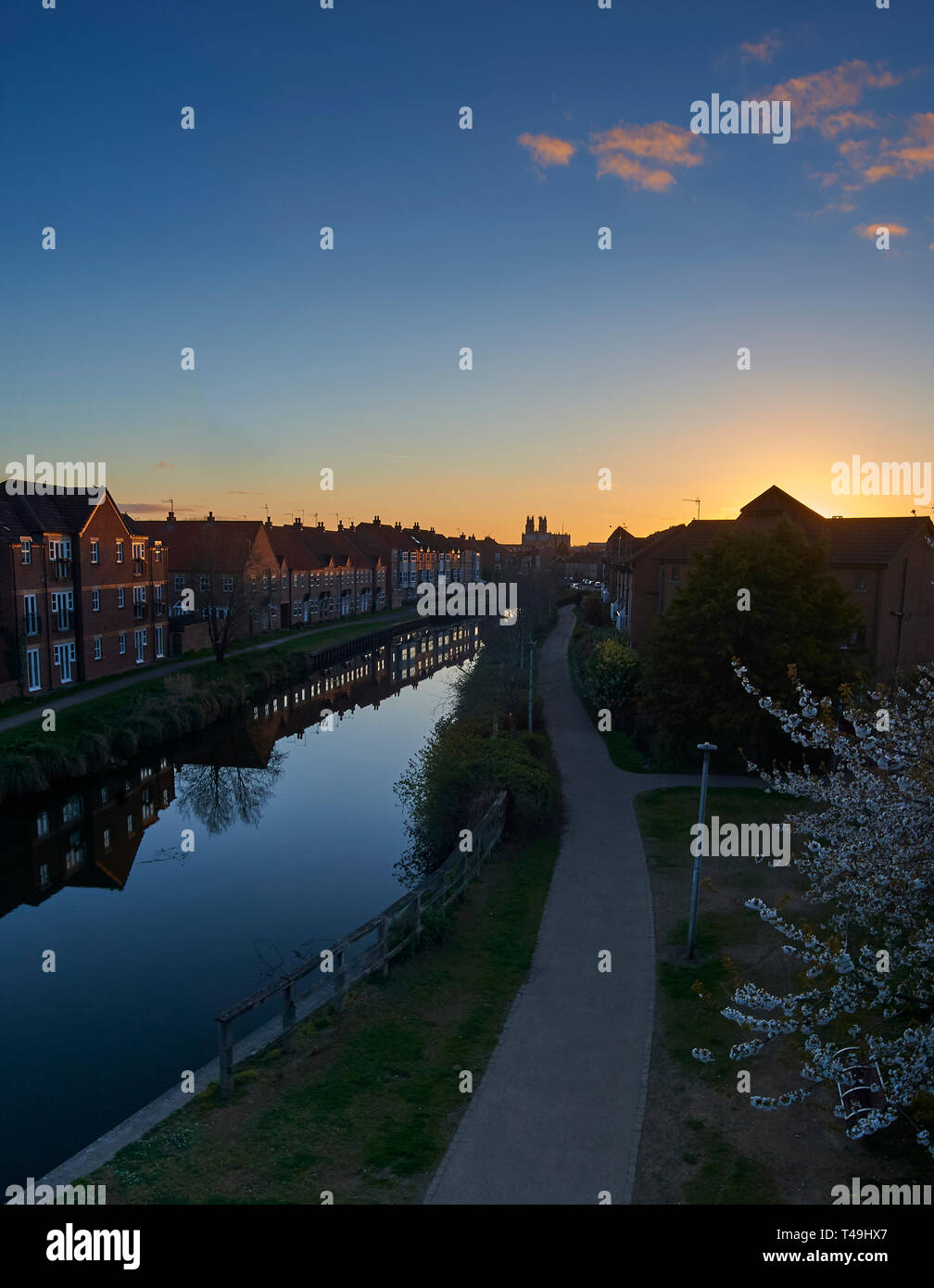 Beverley beck yorkshire, canal hi-res stock photography and images - Alamy